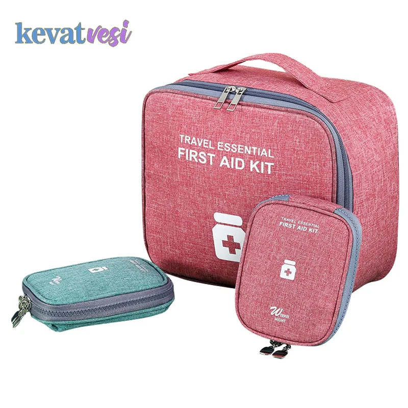 Kit de primeros auxilios portátil, bolsa de almacenamiento de Medicina ...