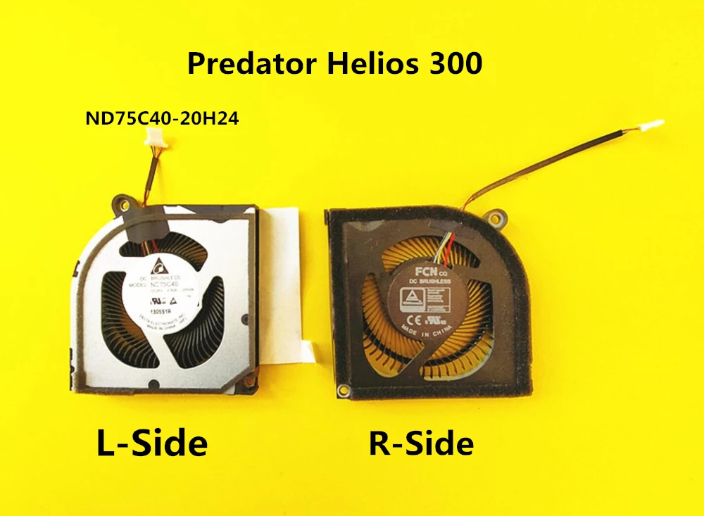 New-Original-Laptop-CPU-GPU-Cooling-Fan-For-Acer-Predator-Helios-300 ...