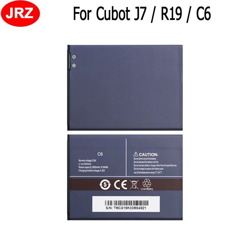 For-Cubot-J7-R19-Battery-2800mAh-Mobile-Phone-Replacement-Batteria ...