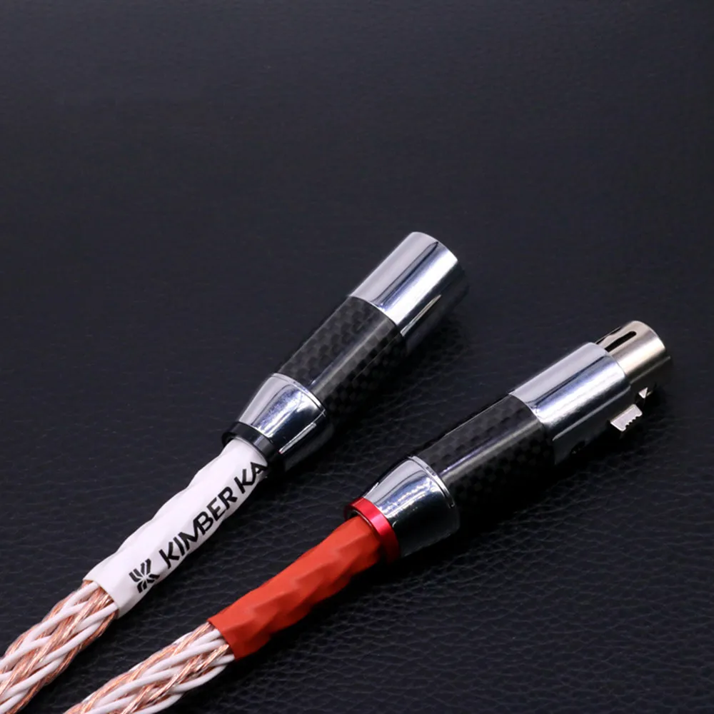 HIFI 8TC single copper audio amplifier XLR signal line audio balance ...