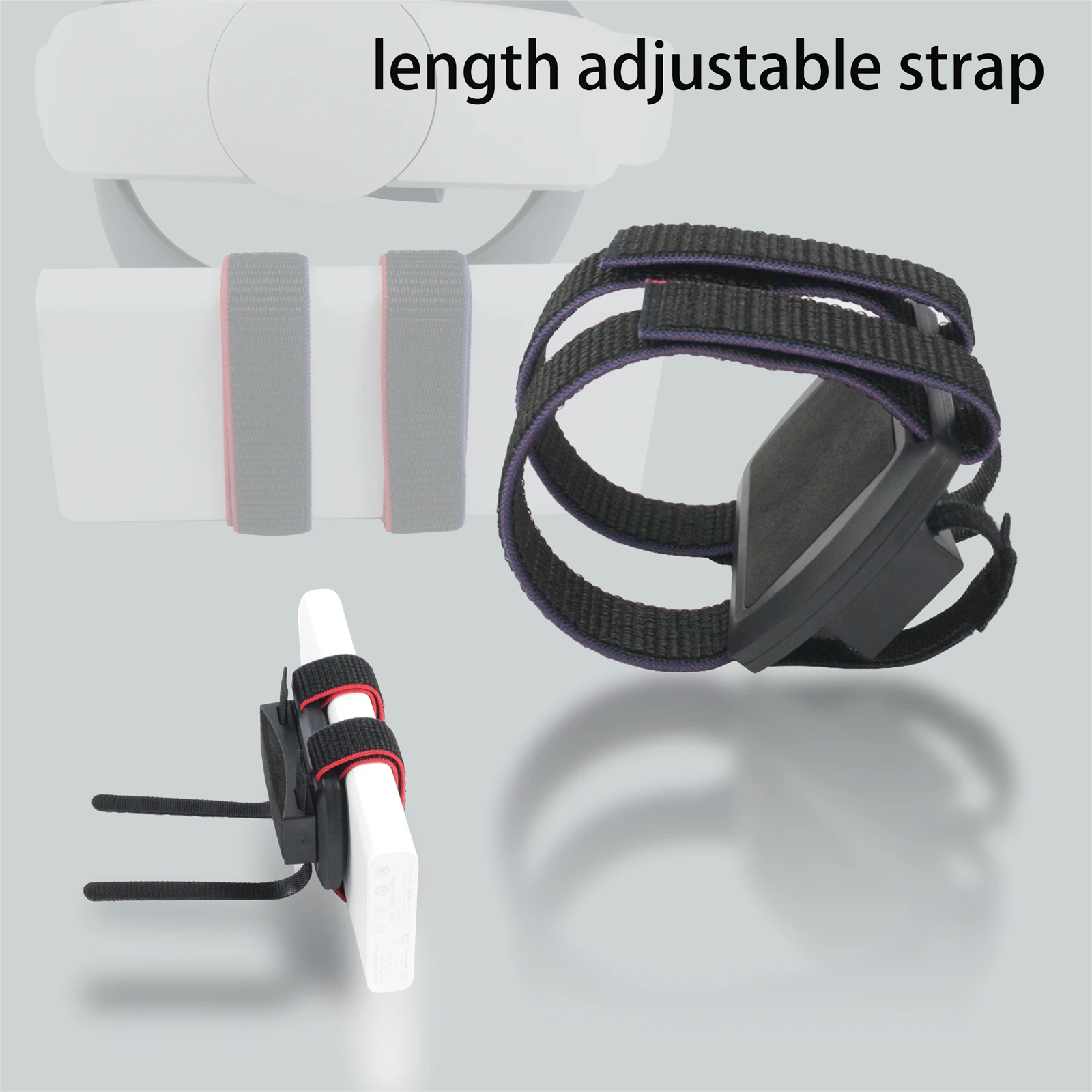 For Oculus Quest 2 Adjustable Battery fixing strap VR Cable Accessories ...