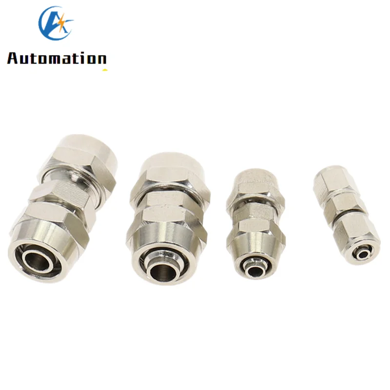 1Pcs PU 4 6 8 10 12 14 16 MM OD Hose Tube Connector PU Tube Direct ...