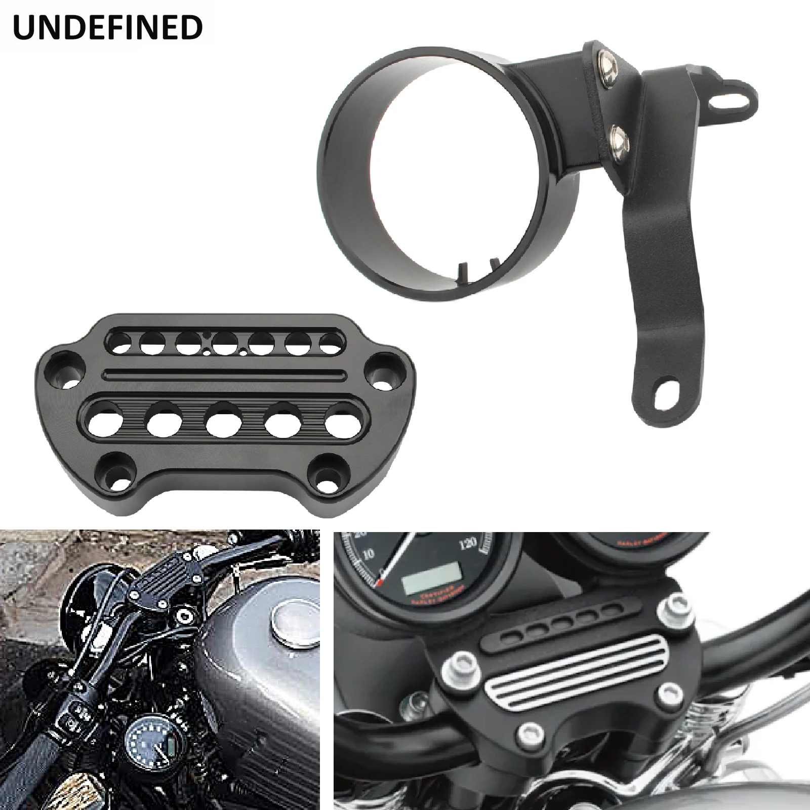 Instrument-Speedometer-Bracket-Housing-Side-Relocation-Cover-Top-Clamp ...