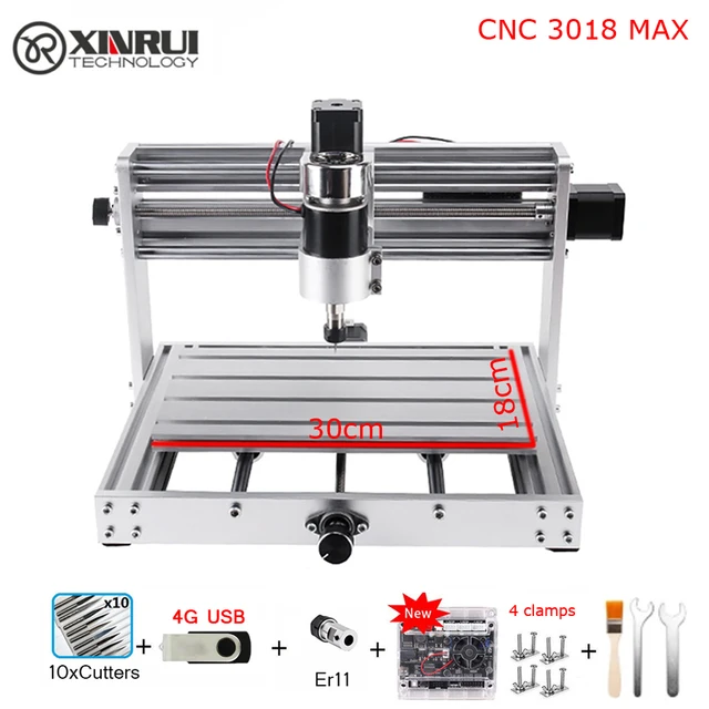 CNC 3018 PRO MAX GRBL Control 200w 3 Axis Pcb Milling Machine,DIY Wood Router Support Laser ...