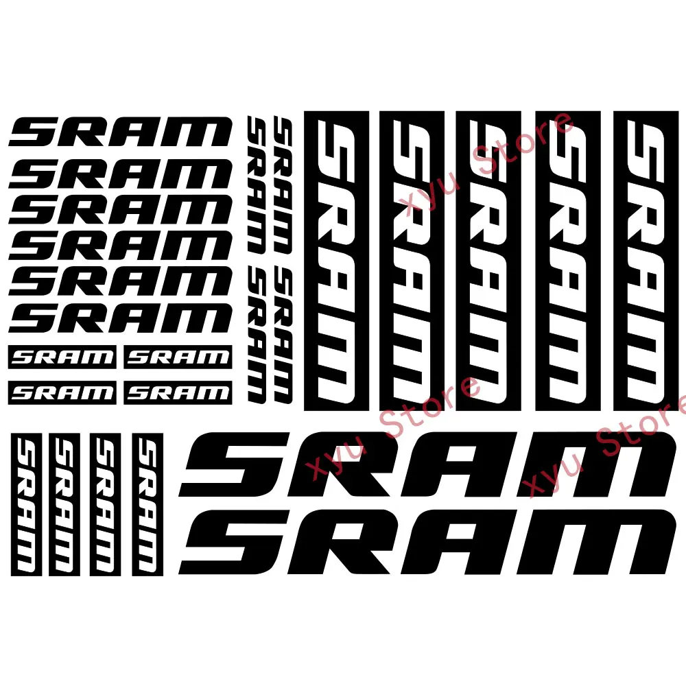 Car-Sticker-Compatible-for-SRAM-Vinyl-Decal-Stickers-Sheet-Bike-Frame ...