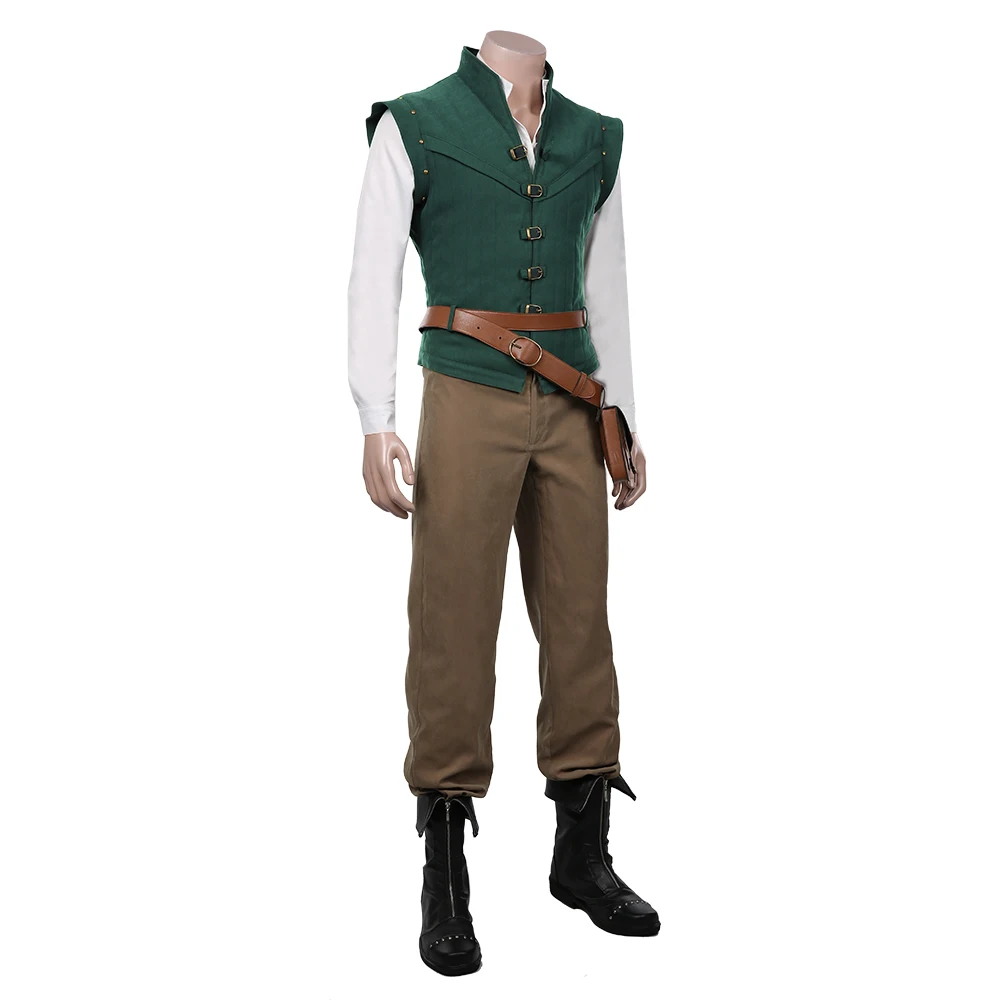 Movie Tangled Flynn Rider Shirt Cosplay Costume For Men - AllCosplay.com
