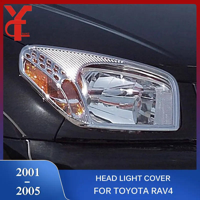 2001-2005-ABS-Headlight-Cover-For-Toyota-Rav4-2001-2002-2003-2004-2005 ...