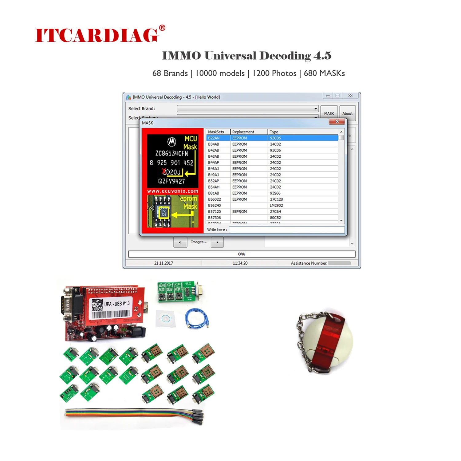 Calculadora de suma de comprobación EDC17/MED17/MEV17 EEPROM, Software IMMO off, decodificación ...