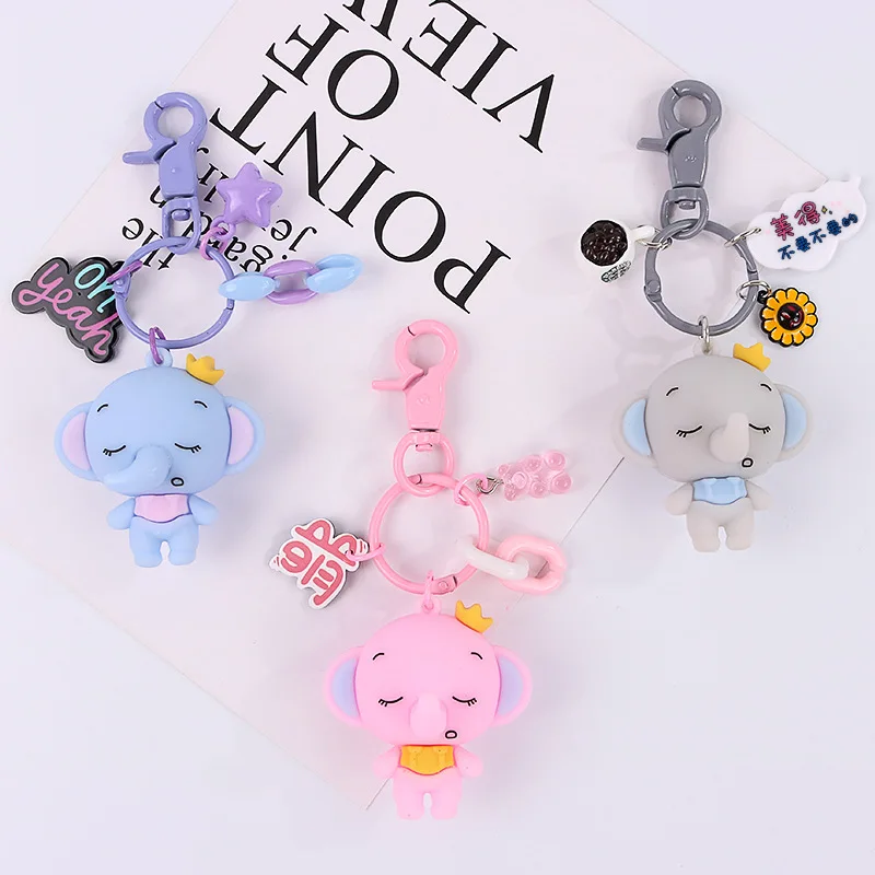 Kpop-Cute-Keychain-Anime-Keychain-Cartoon-Dumbo-Lady-Bag-Pendant-Key ...
