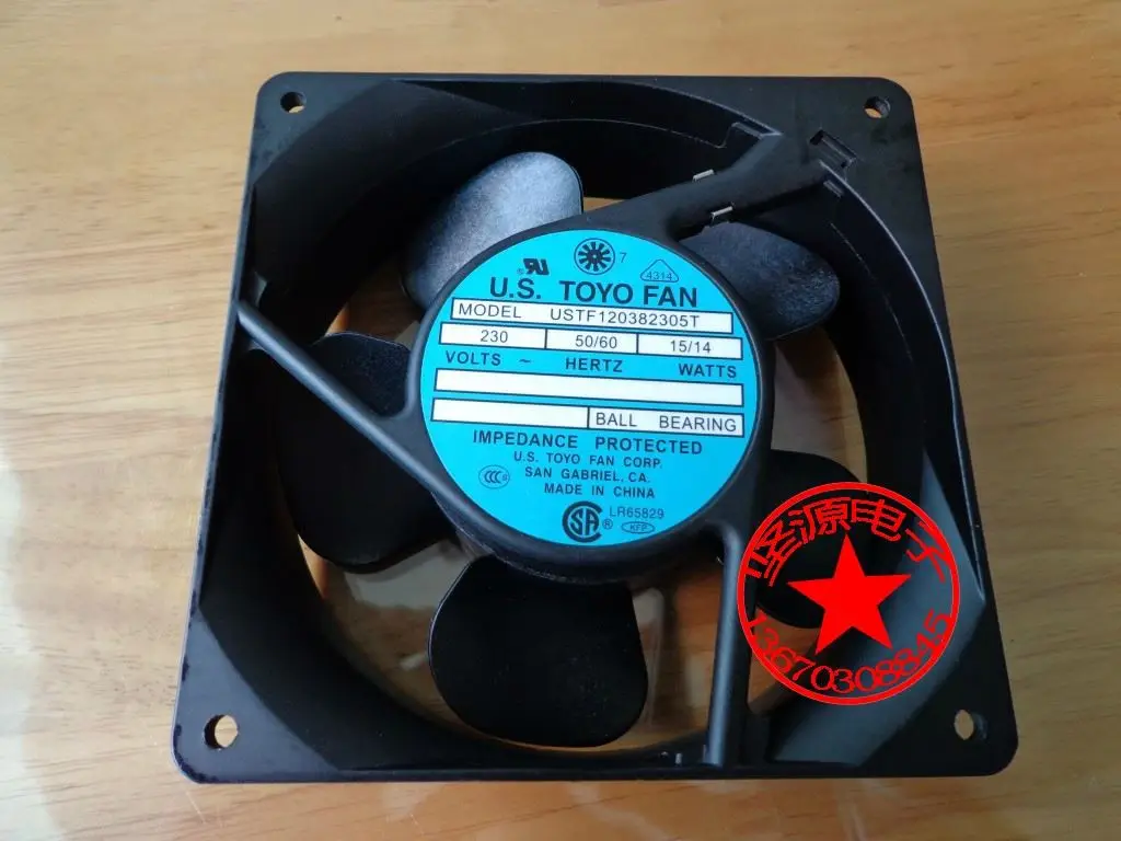 New American Toyo Fan USTF120382305T 12 cm AC 230 V 15/14W Fan ...