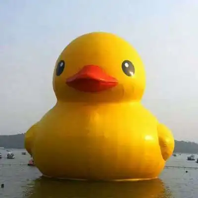 10ft Outdoor Giant Inflatable Promotion Yellow Rubber Duck Floats Pool ...