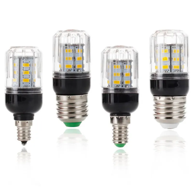 Led Lamp E27 E14 E12 E26 5730 Smd 110V 220V Dc 12V 24V 27Leds 7W Led ...