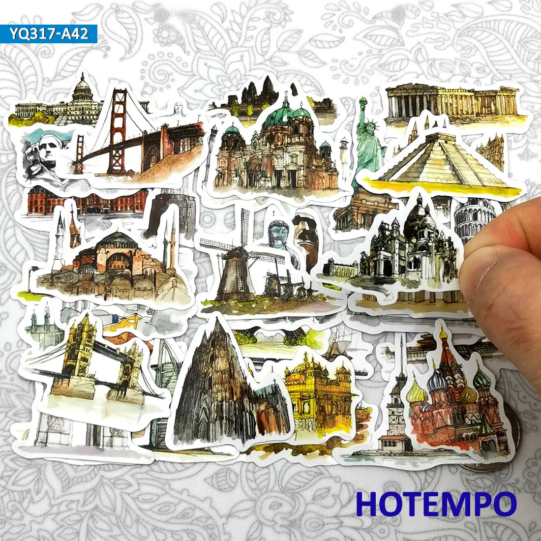 Stickers Cities City Scrapbook | Stickers Diary City | Travel Sticker ...
