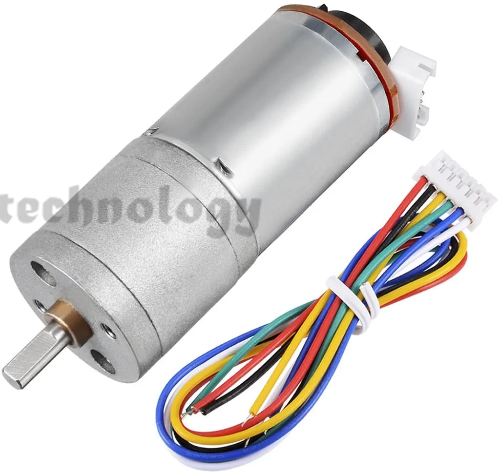 Motor-de-reducci-n-de-microengranajes-25GA370-DC-12V-con-codificador-de-velocidad-reductor-de ...