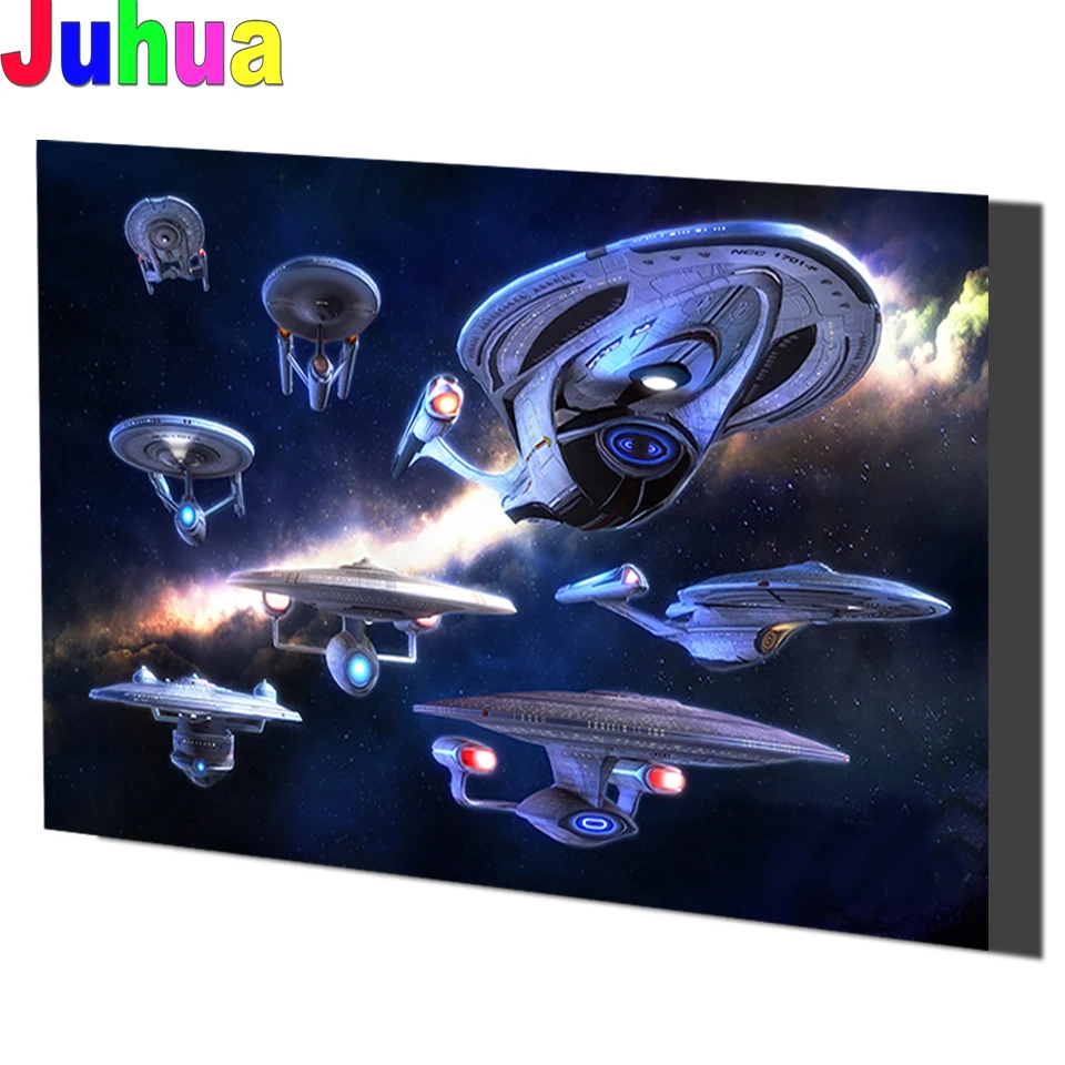 Diamond-Mosaic-Star-Trek-Diamond-Painting-Evolution-of-the-Starship ...