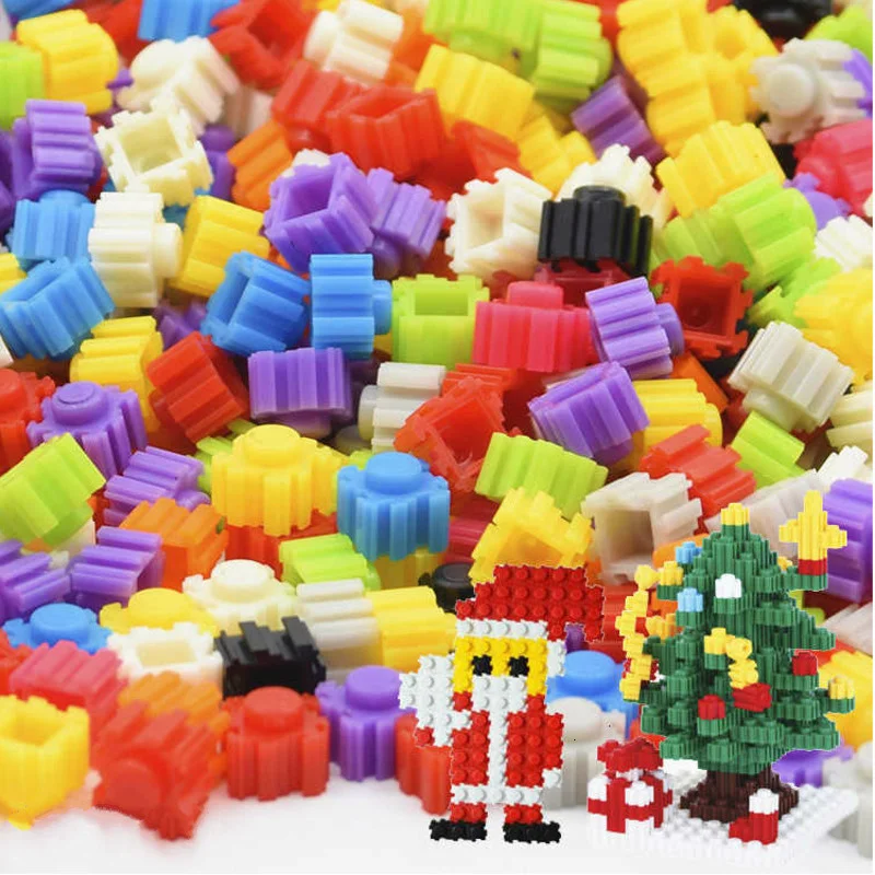 200Pcs Colorful Micro Diamond Building Blocks 8*8mm DIY Creative Small ...