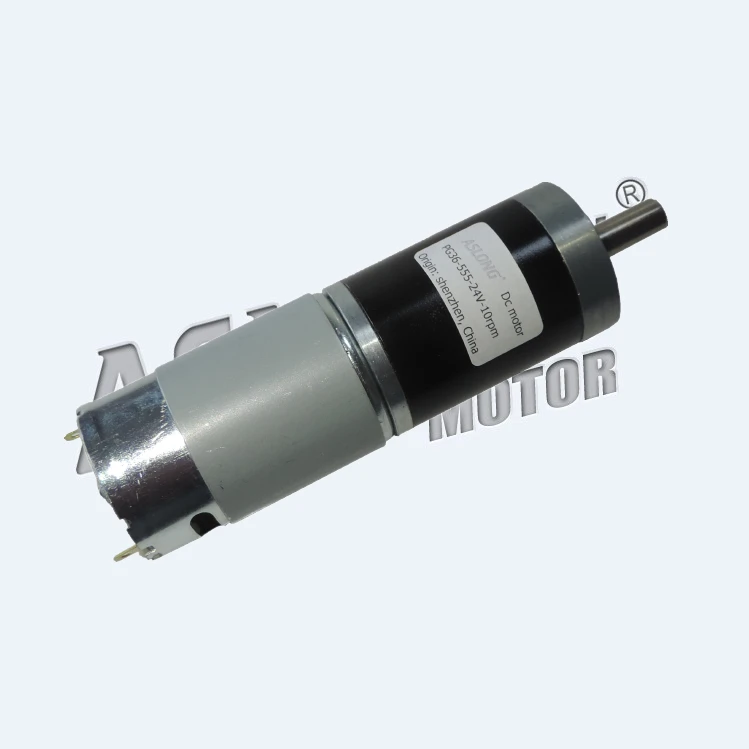 Motor Roda Gigi DC 12V 24V 80RPM Torsi Tahan Lama PG36-555 Motor Roda ...