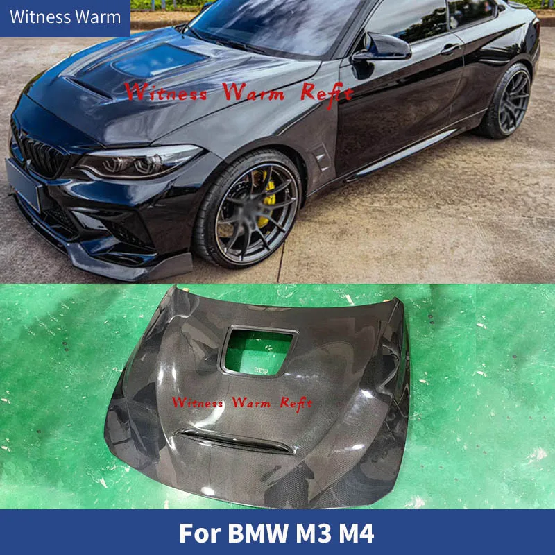 Frp-forged-carbon-Fiber-Front-Engine-Hood-Transparent-Bonnets-Engine ...