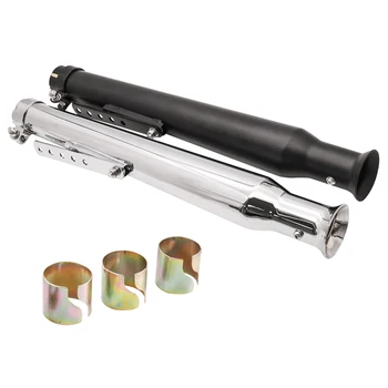 54 cm Motorcycle Retro Tail Exhaust Pipe Tube Muffler Silencer For ...