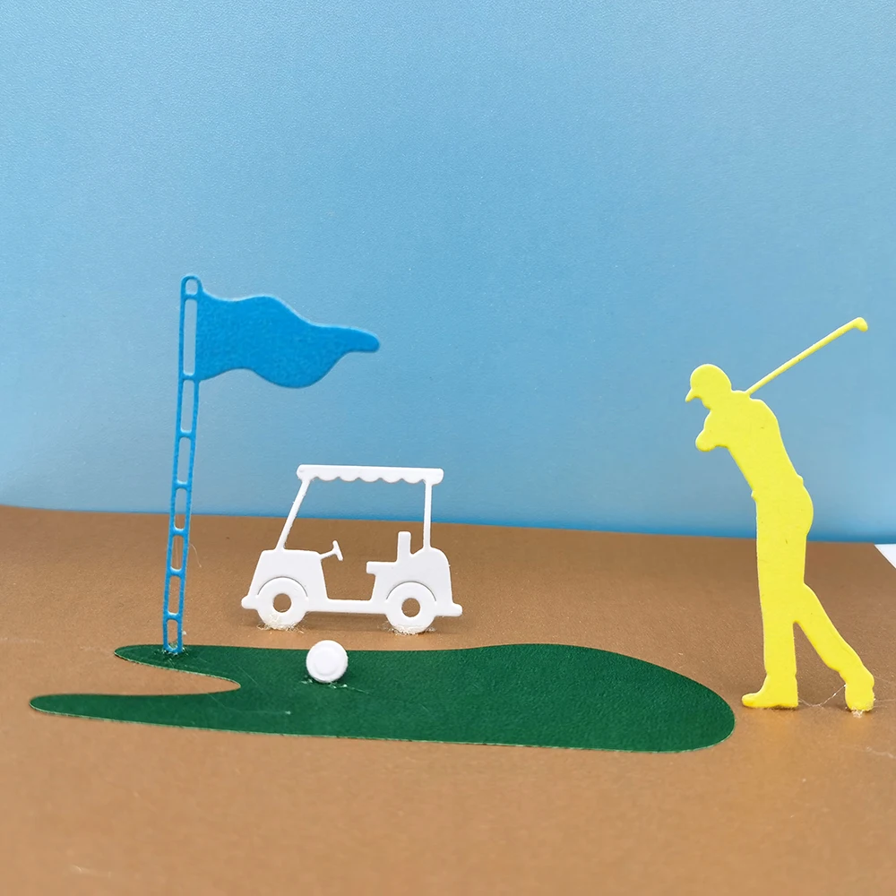 Golf Metal Cutting Dies Scrapbooking Embossing Folders for DIY Album ...