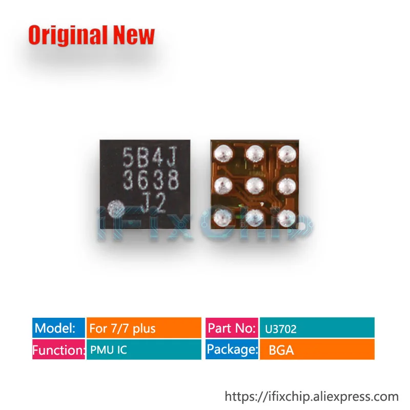 10 lâmpadas u3702 ic 3638/lm3638a0, para iphone 7/ 7 plus/7 plus 9pin ...