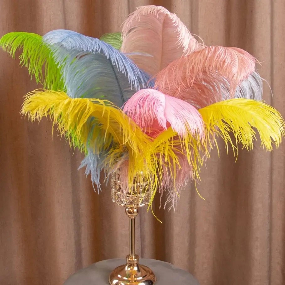 Neon Feather Centerpieces