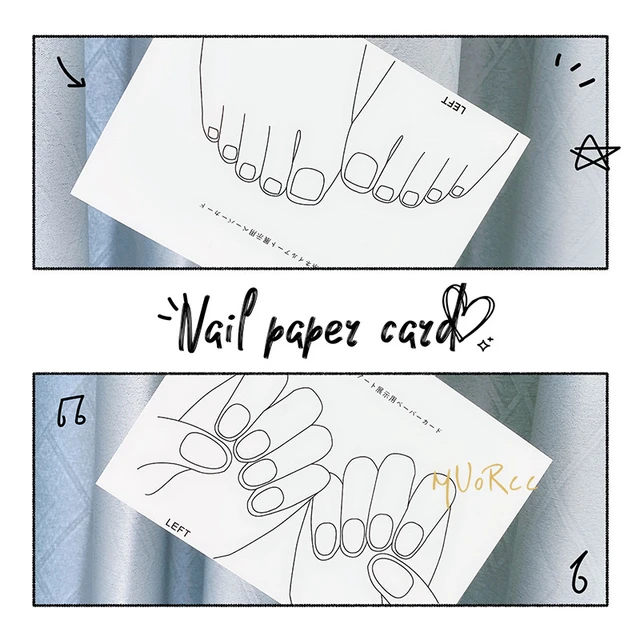 Hand Template With Nails