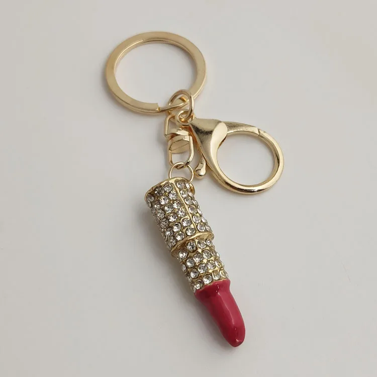 Fashion Parts Metal Lipstick Lipstick Key Chain Bag Automobile Hanging ...