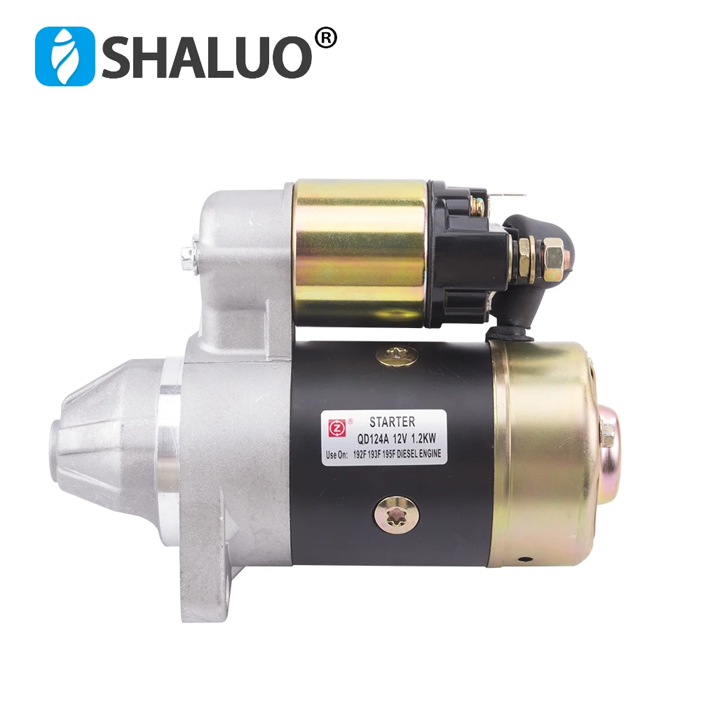 Top QD124A 12V 1.2KW Diesel Generator Engine Starter Motor Copper Made ...