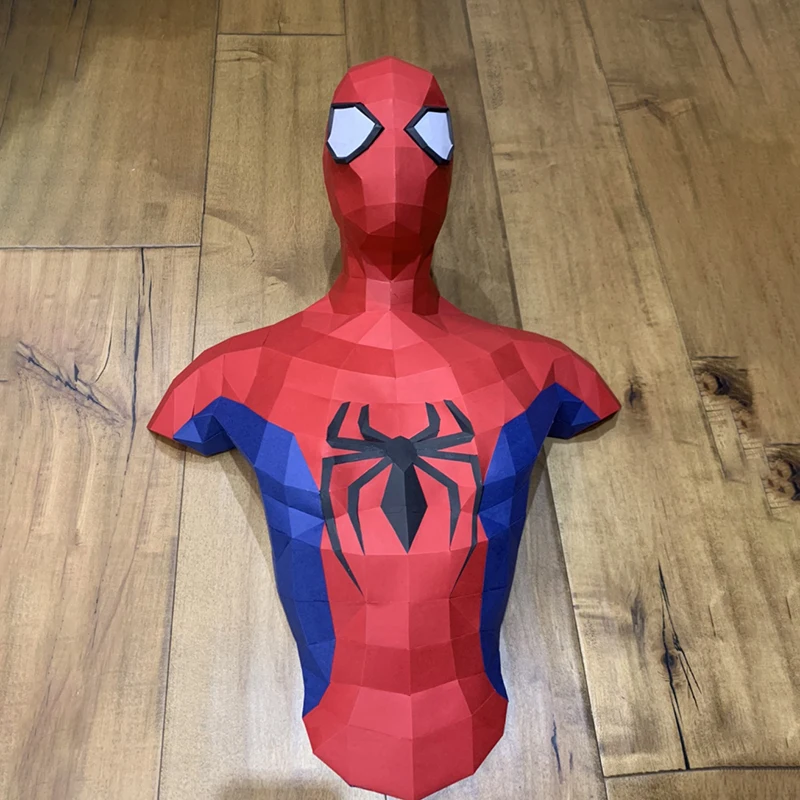 Disney-Avengers-Diy-Crafts-Spider-Man-Paper-Art-Sculpture-Model-Toy-Fun ...