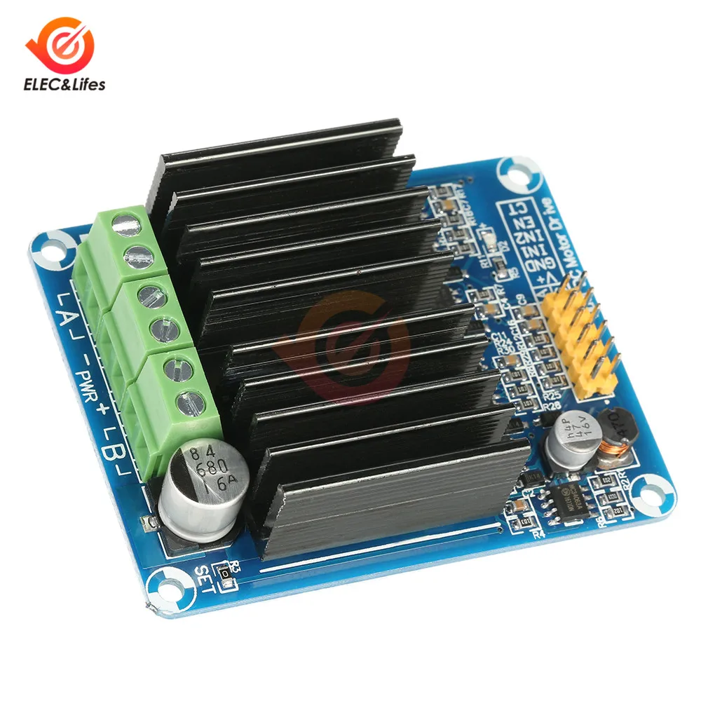 30a Dc 5-12v Dual-channel H-bridge Motor Driver Board Module Regulator ...