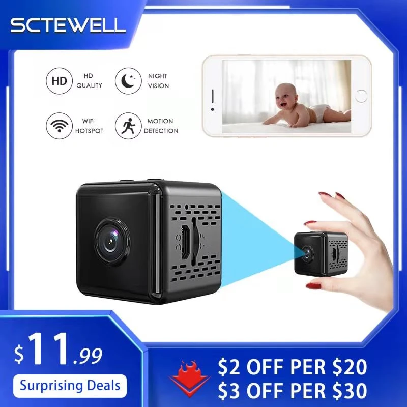 Mini Camera Sport Wifi Camera With Wireless Remote Security Protection ...