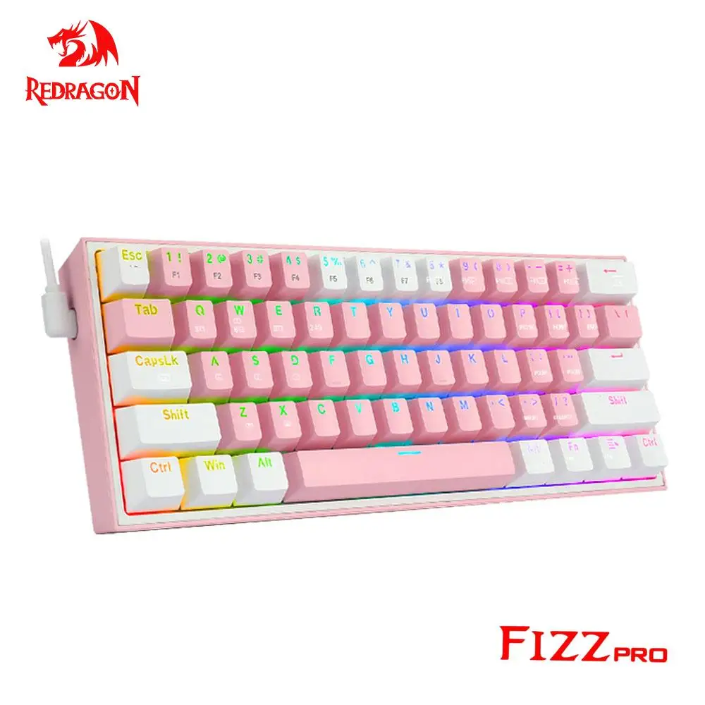 REDRAGON Fizz Pro K616 RGB USB Surpport Bluetooth wireless USB 2.4G 3 ...