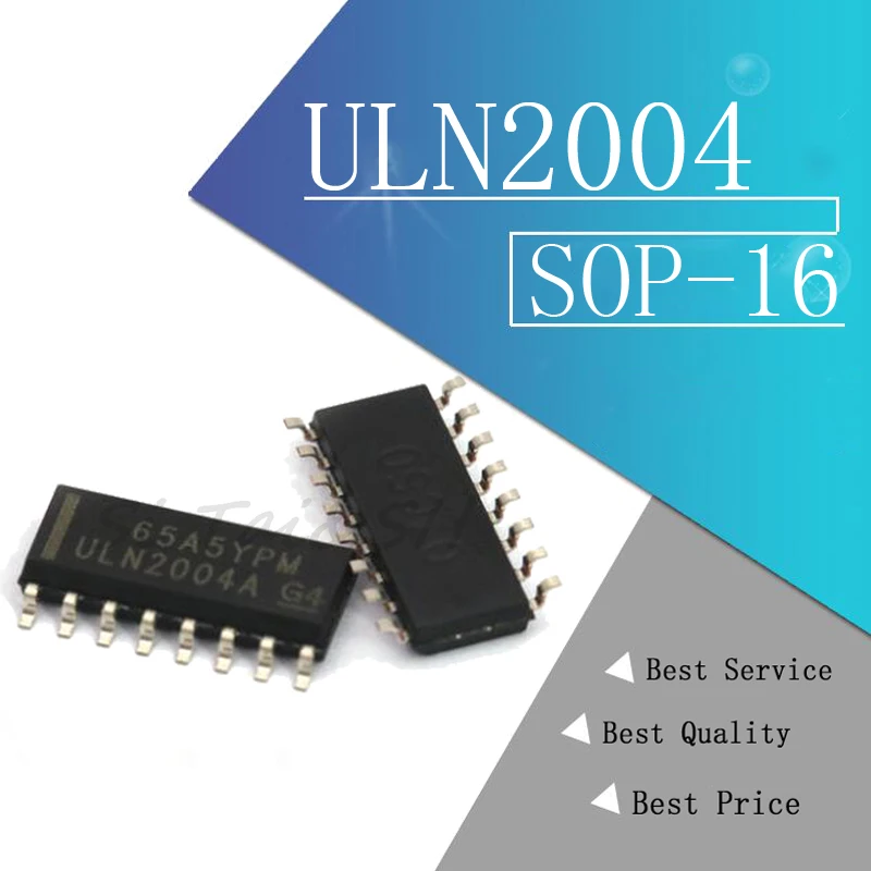 10 개/몫 SMD ULN2004 ULN2004AG ULN2004AN SOP 16 새로운 오리지널|반도체 집적회로| - AliExpress