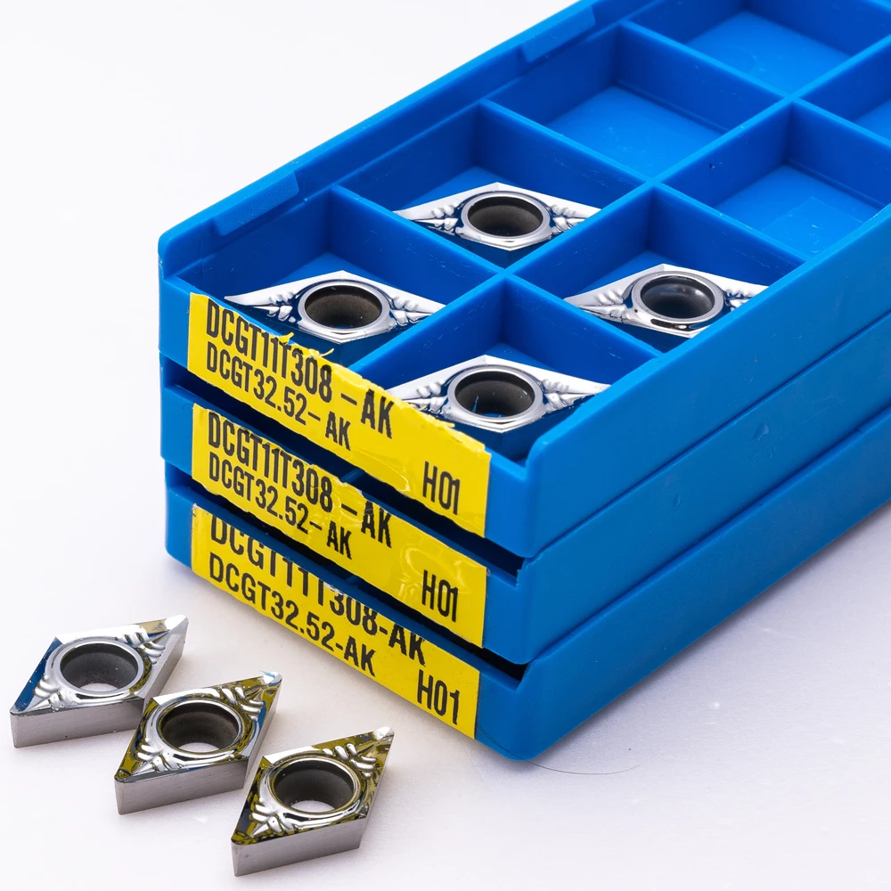 10PCS DCGT11T302 DCGT11T304 DCGT11T308 Inserts Turning Tools DCGT11 ...