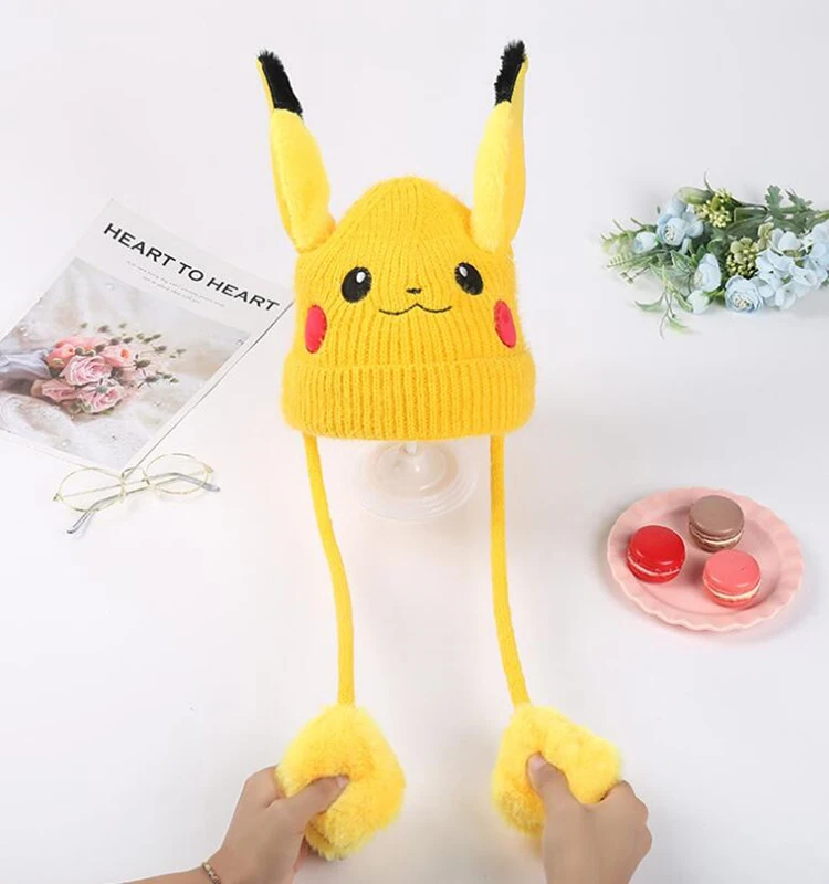 Pokemon Pikachu Anime Cosplay Cap - KawaiiMerch.com