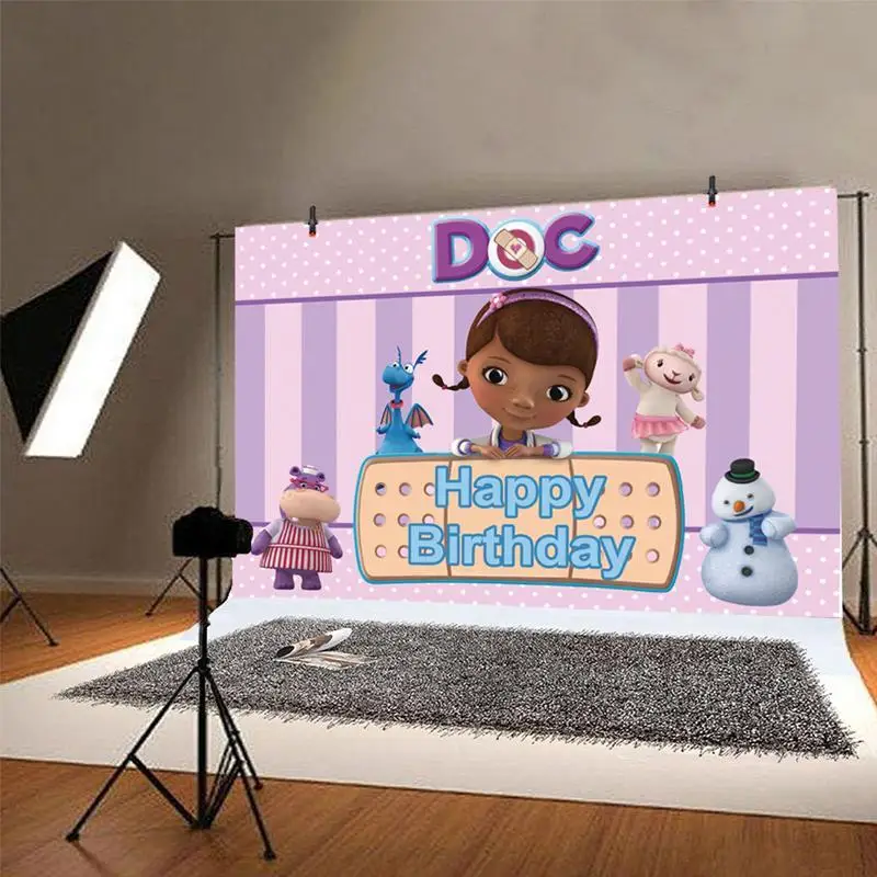 Doc Mcstuffins Party Backdrop