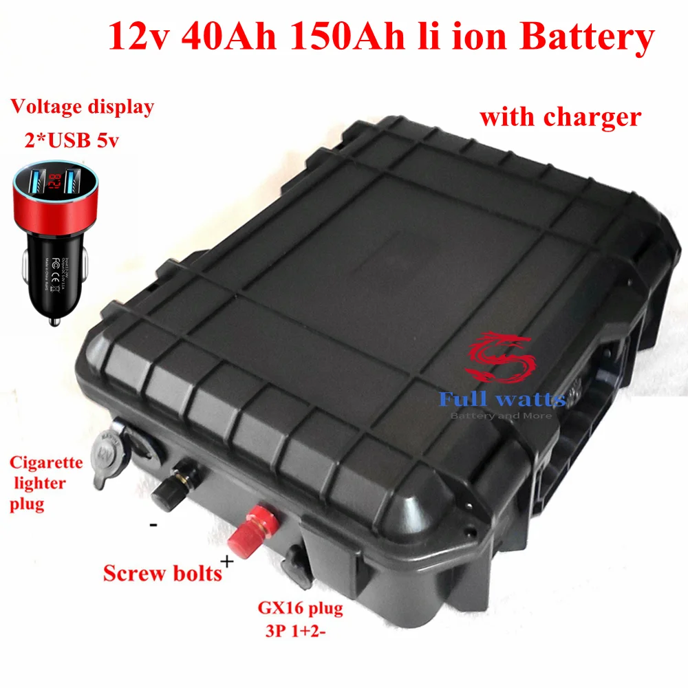 Waterproof-12v-100ah-lithium-battery-12v-40AH-60AH-80AH-120AH-150AH-USB ...