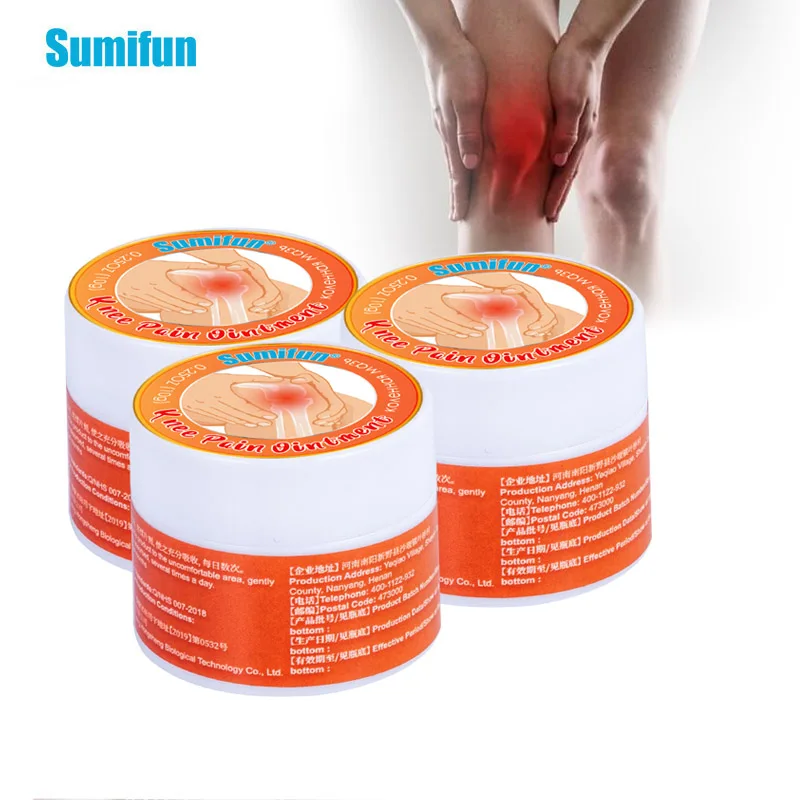 1/2/3Pcs Sumifun Knee Analgesic Cream Muscle Joint Sprain Pain Relief ...