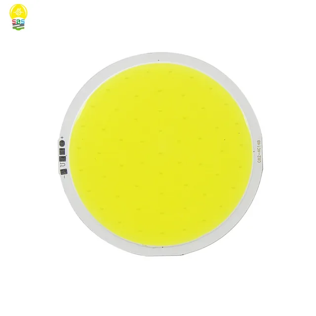 Dc 12vラウンドledパネルled cobモジュール82ミリメートルcob ledチップボード8ワット電球発光ダイオードdiyのカーランプ ...