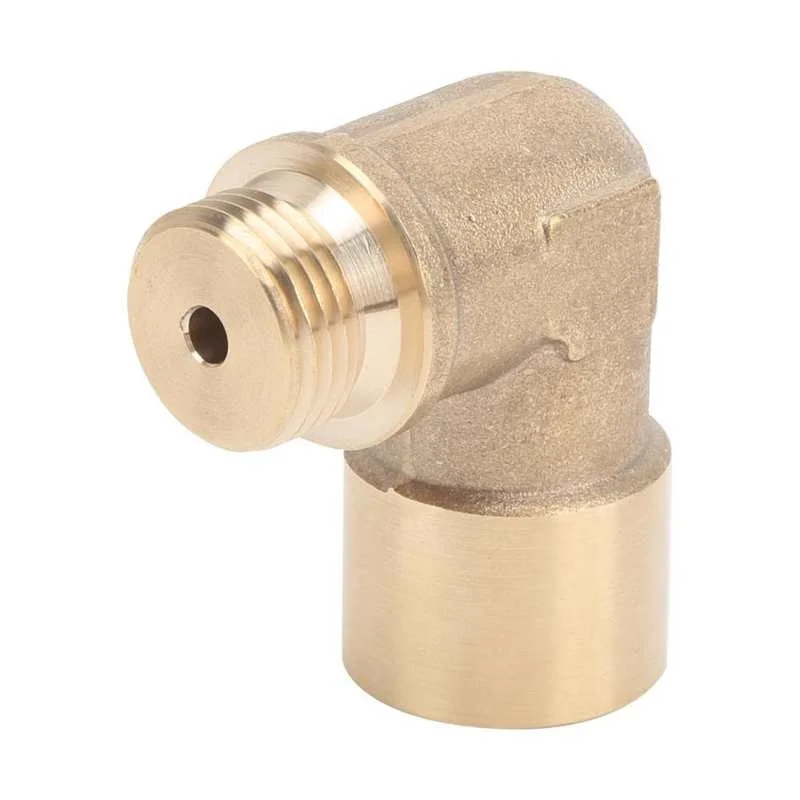 90 Degree Oxygen Sensor Extender M18x1.5 Brass Extension Spacer Adapter ...