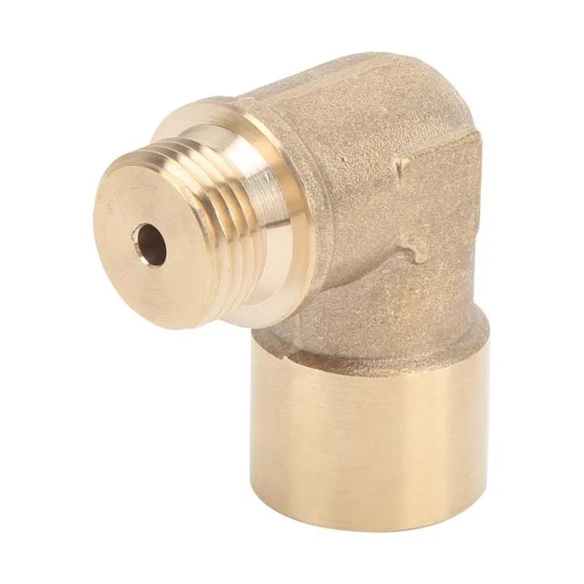 90 Degree Oxygen Sensor Extender M18x1.5 Brass Extension Spacer Adapter ...