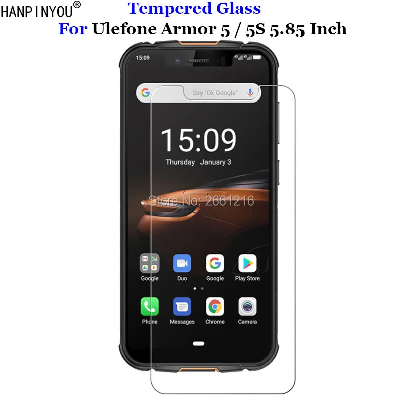 For Ulefone Armor 5 Front Tough Hard Tempered Glass 9H 2.5D Premium ...