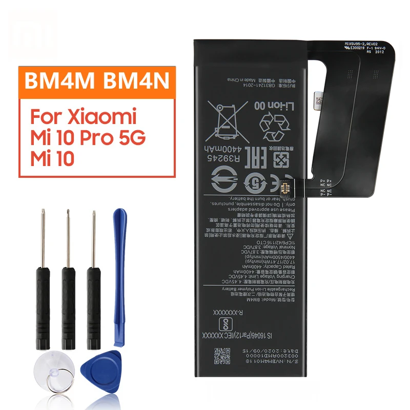 Replacement-Battery-BM4M-BM4N-For-Xiaomi-Mi-10-Pro-5G-Xiaomi-10Pro-Mi10 ...