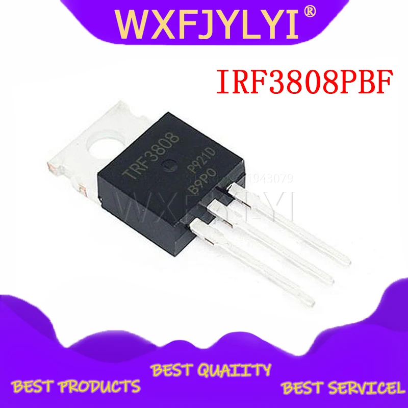 10 piezas IRF3808PBF a 220 IRF3808 TO220 nuevo transistor MOS FET ...