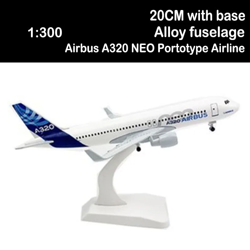 20CM 1:300 Airbus A320 NEO Portotype Airlines Airplanes Plane Aircraft ...