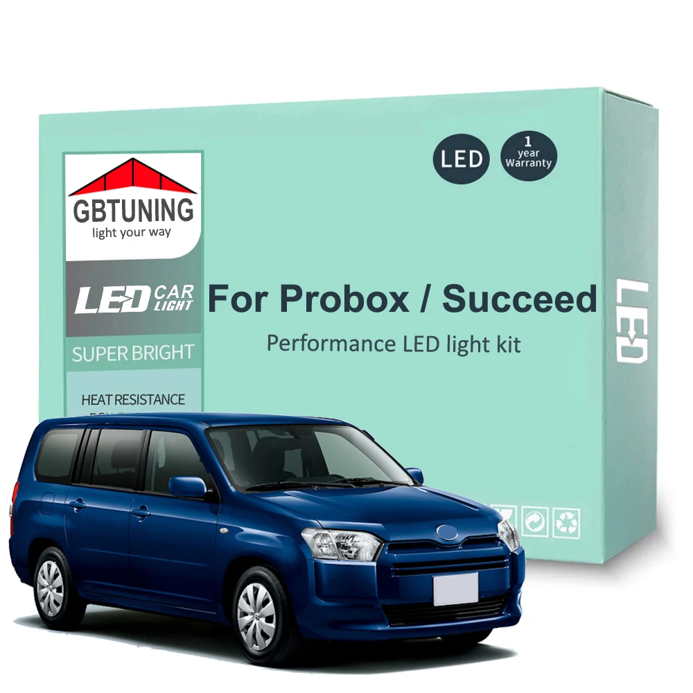 LED-Interior-Light-Bulb-Kit-For-Toyota-Probox-Succeed-2002-2015-2016 ...