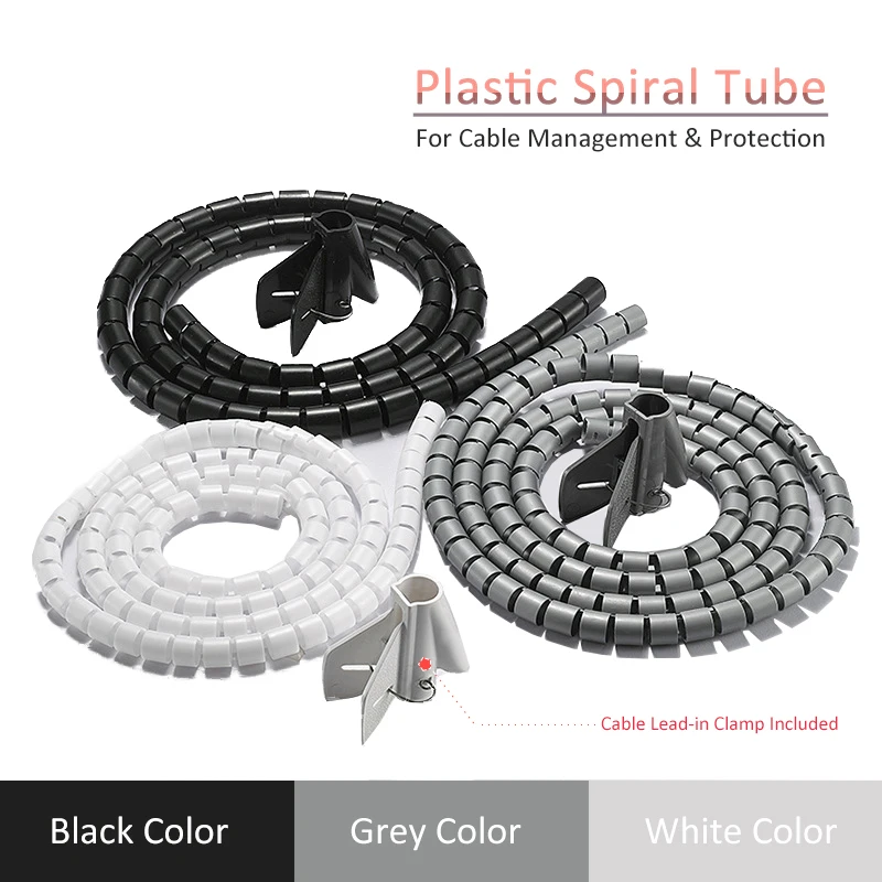 Plastic Cable Spiral Tube Network Power Telephone Cables Protective ...