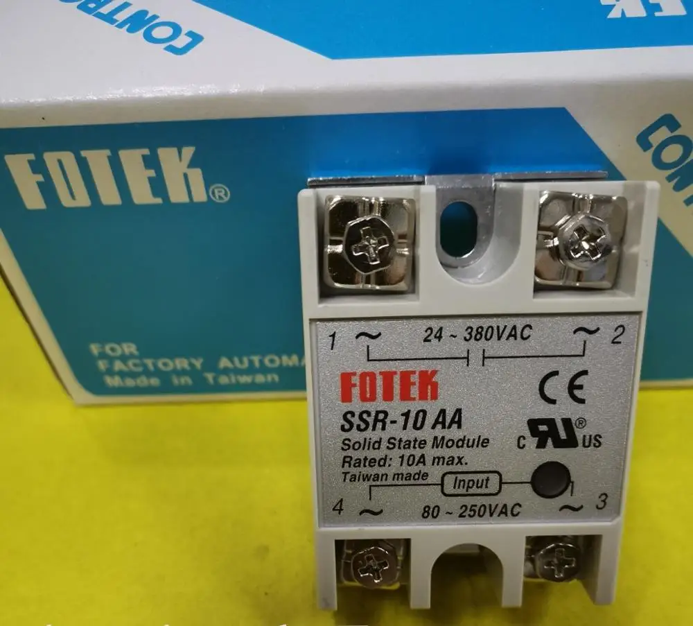 SSR 10AA nuevo módulo original de Taiwán FOTEK SCR, relé económico de estado sólido|Relés ...