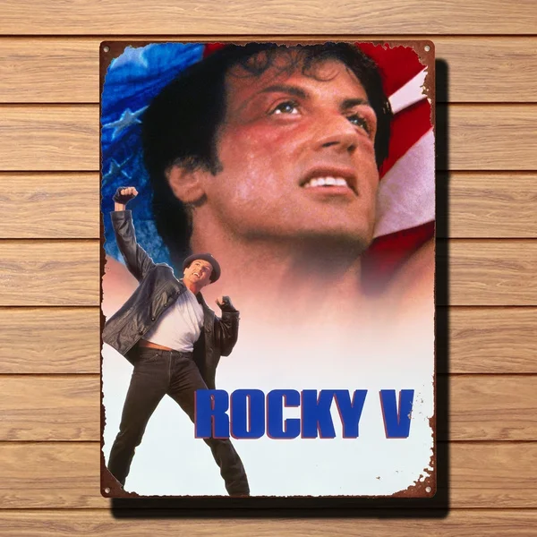 ROCKY letrero de Metal Vintage para decoración de Bar, Pub, hogar ...
